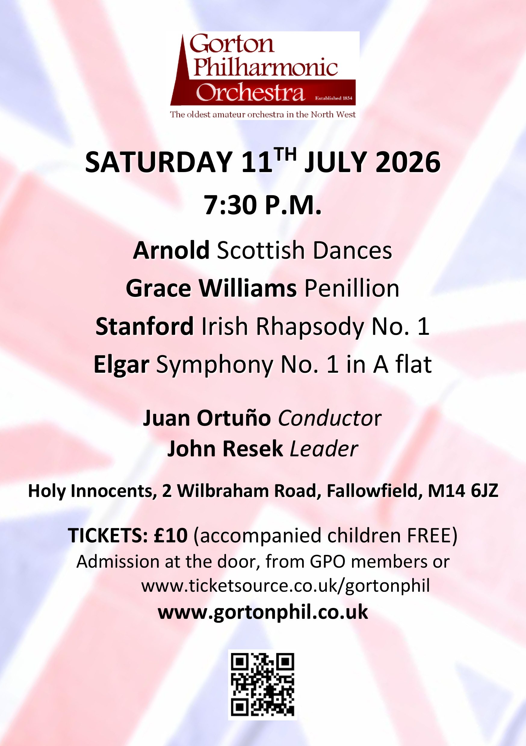Next Concert – Gorton Philharmonic